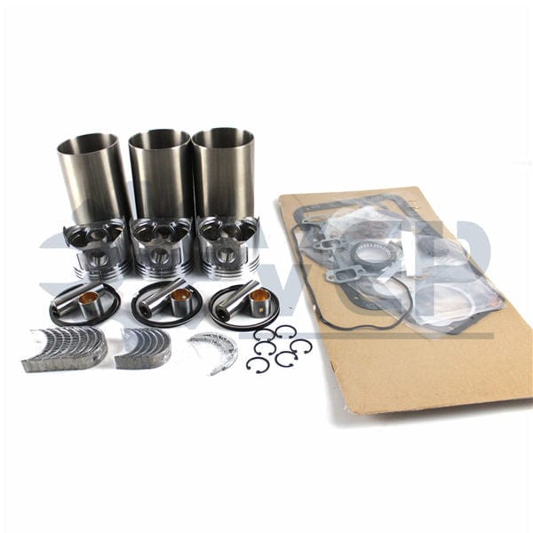 3TNA72 Overhaul Rebuild Kit for Yanmar Engine John Deere 430 455 Tract ...