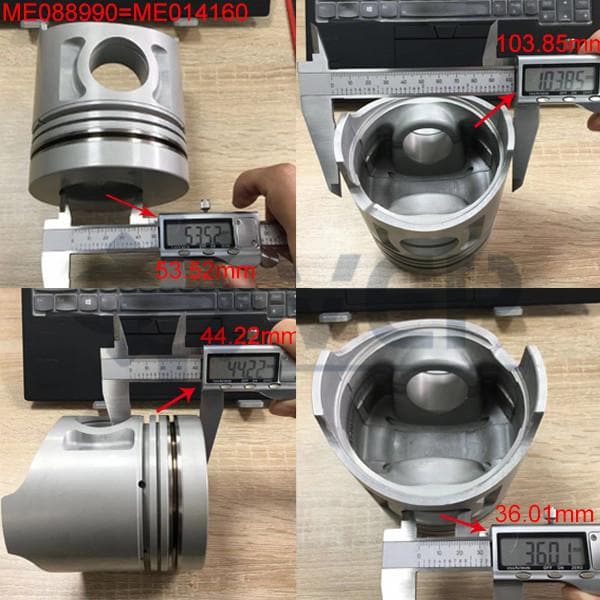 Mitsubishi 4D34T 4D34 Engine Overhaul Rebuild Kit For Fuso Canter BE44 ...