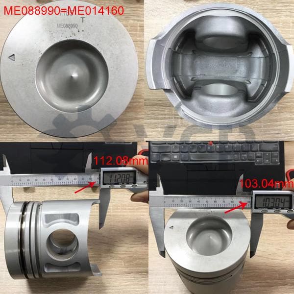 Mitsubishi 4D34T 4D34 Engine Overhaul Rebuild Kit For Fuso Canter BE44 ...