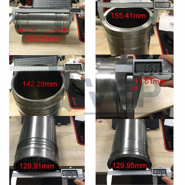Mitsubishi 6D24T 6D24 Engine Rebuild Kit For Hyundai Kobelco Excavator ...