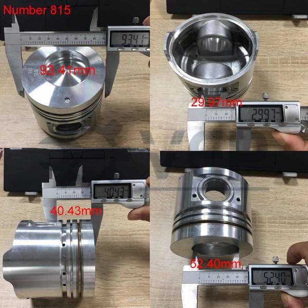 Mitsubishi S4S Engine Rebuild Kit Fits F18B Cat Clark Forklift Excavat ...